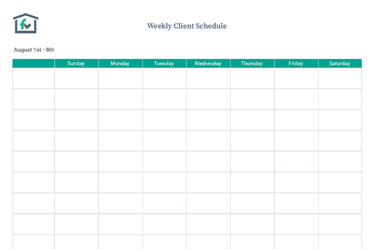 Homecare & Caregiver Scheduling Templates | FirstVisit